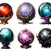 Magic Orb Clipart, Witch & Wizard Spiritual Crystal Orb Png Images ...