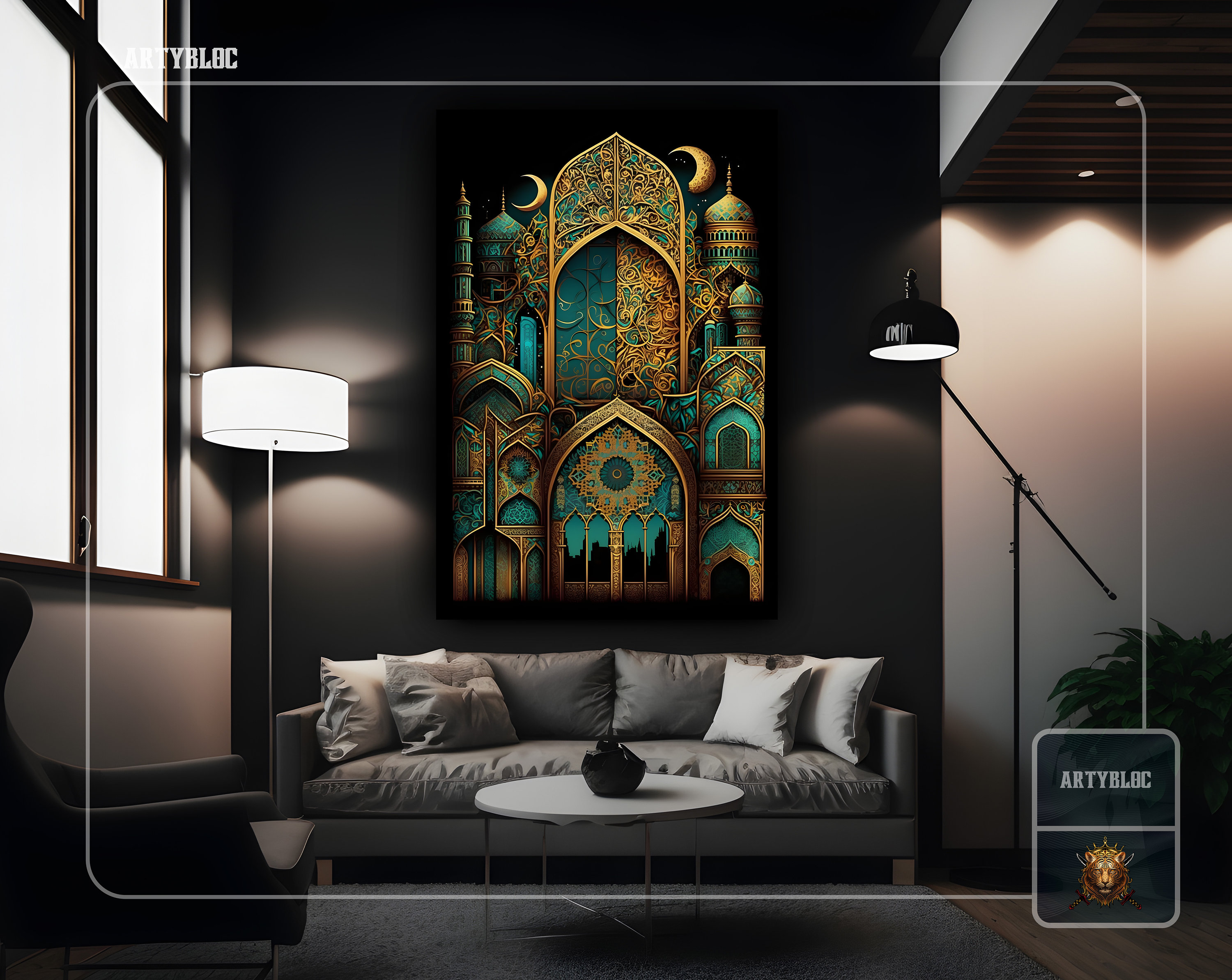 Muslim Art, Islamic Poster Art, Wall Hanging, Interior Design, Ideal ...