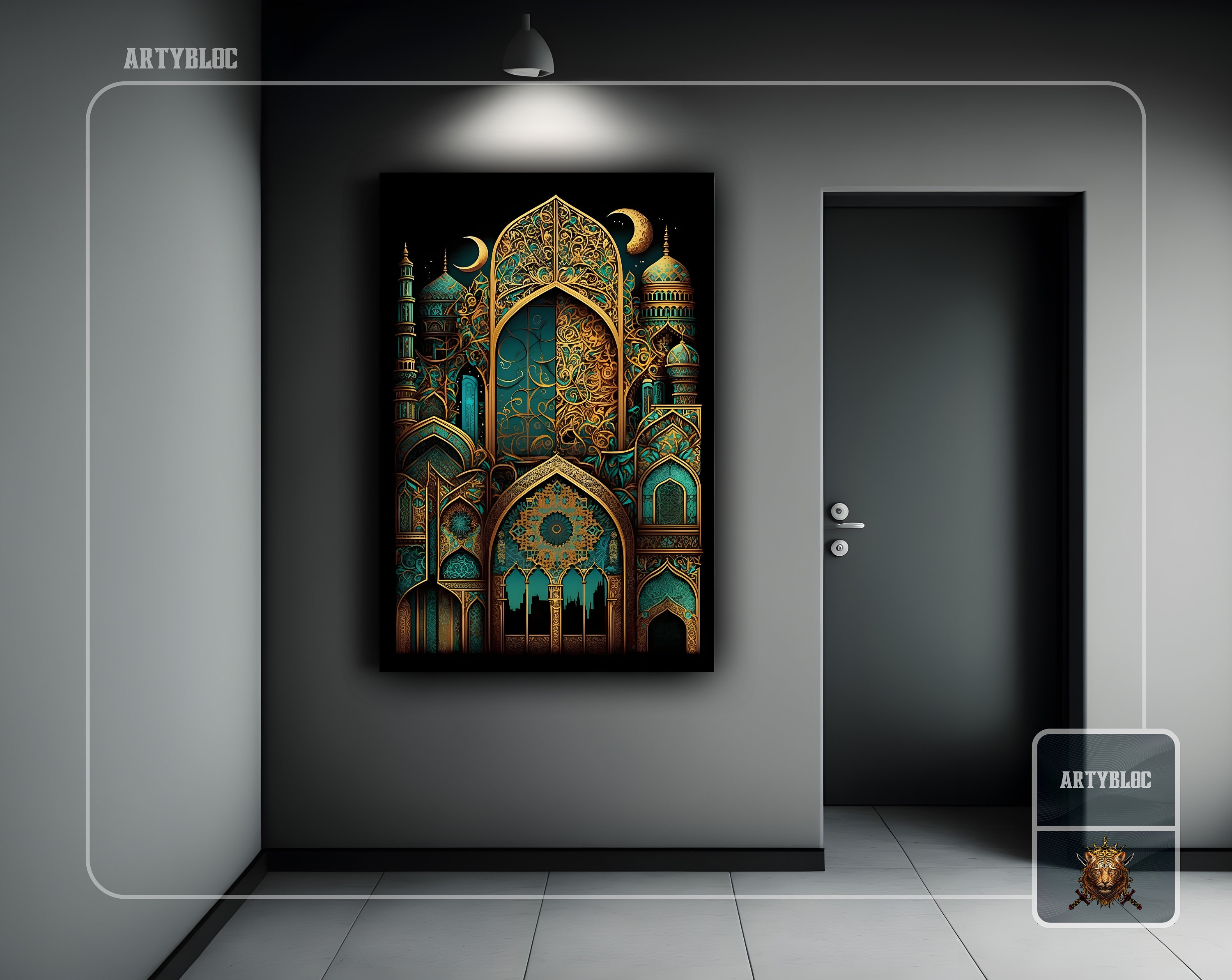 Muslim Art, Islamic Poster Art, Wall Hanging, Interior Design, Ideal ...