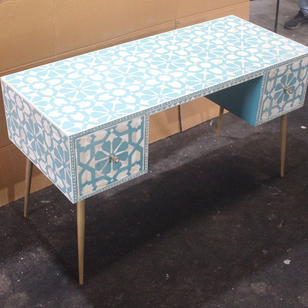 Bone Inlay Desk - Etsy