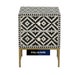 Handmade Wooden Bone Inlay Pattern Bedside/side - Etsy