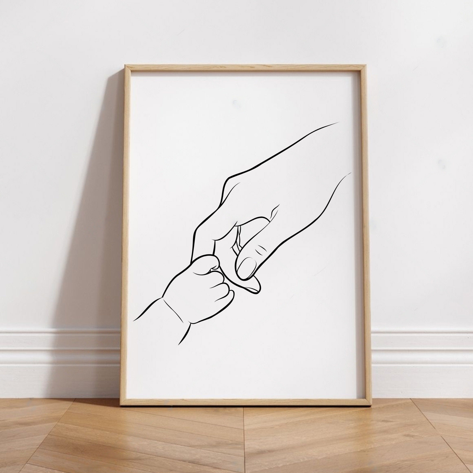 Holding Baby Hand Line Art Mother and Baby Holding Hands Hand Line ...