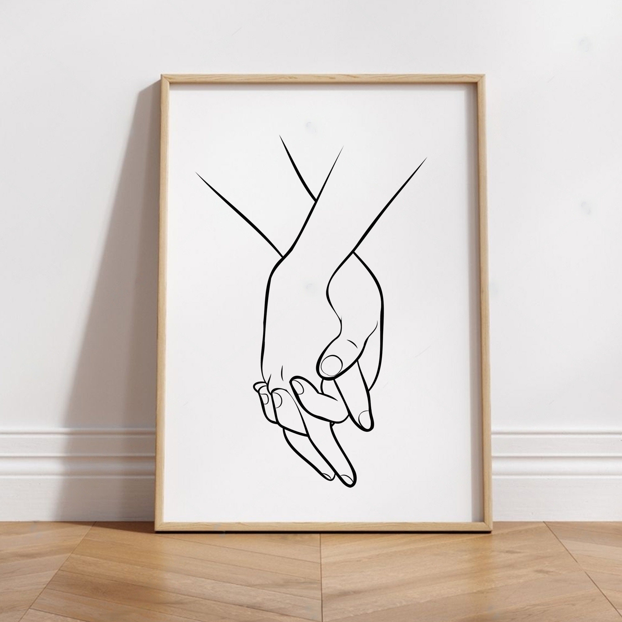 Holding Hands Line Drawing, Couple Line Art, Hands Line Art, One Line ...