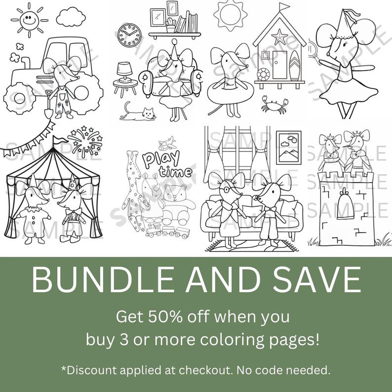 Castle Princess Tiny Mouse Coloring Page Adult Coloring Pages Kids Fun ...