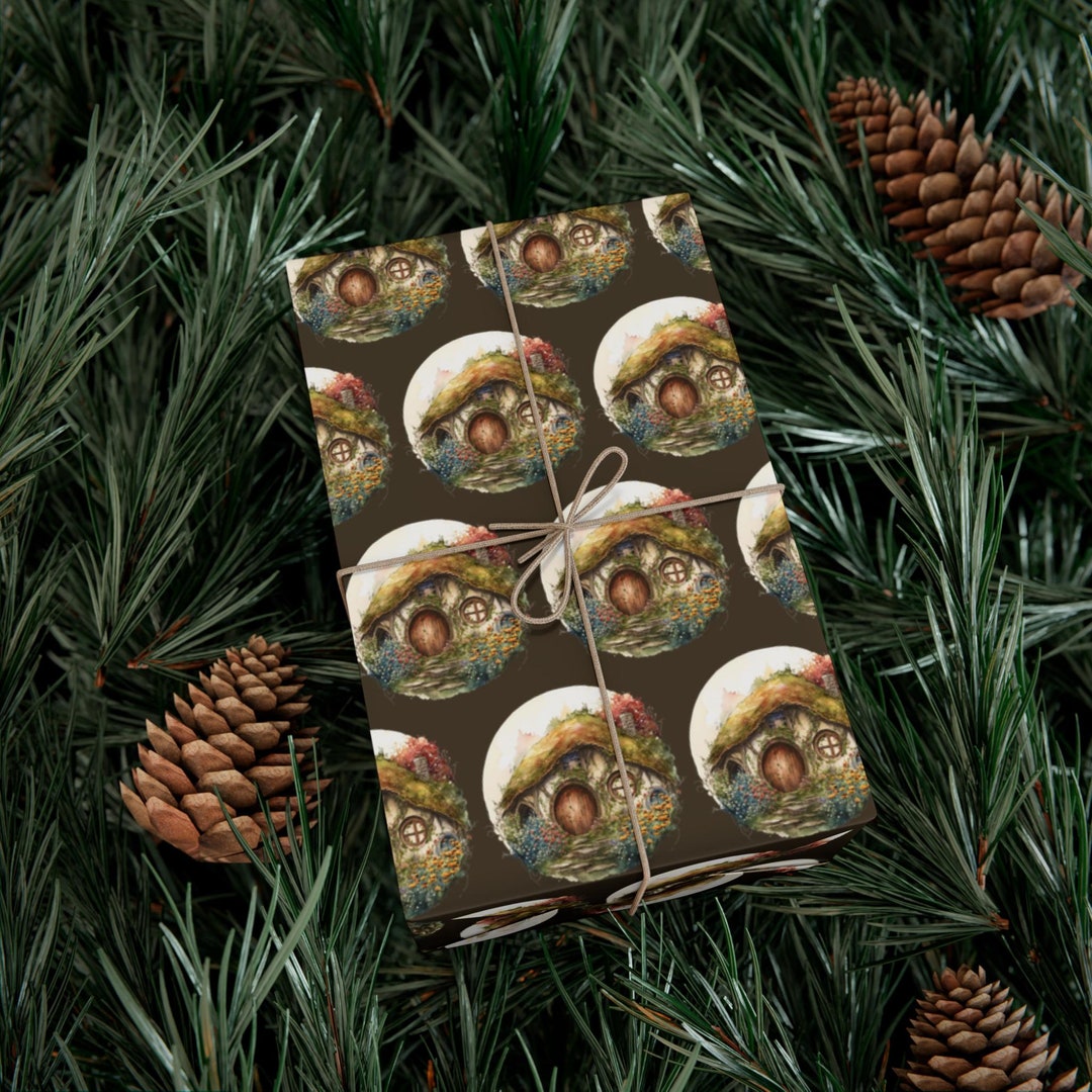 LOTR Wrapping Paper, LOTR Gift Wrap, LOTR Christmas Gift Wrapping Paper ...