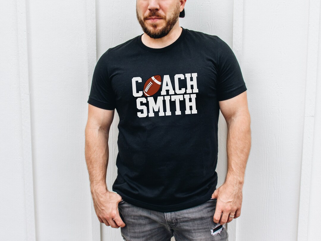 Custom Football Coach Shirt, Personalized Coach Tshirt, Football Team ...
