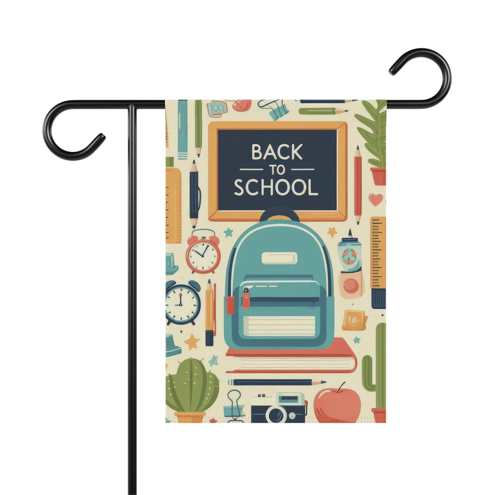 Back to School Garden Flag, Teacher Garden Flag, Classroom Garden ...