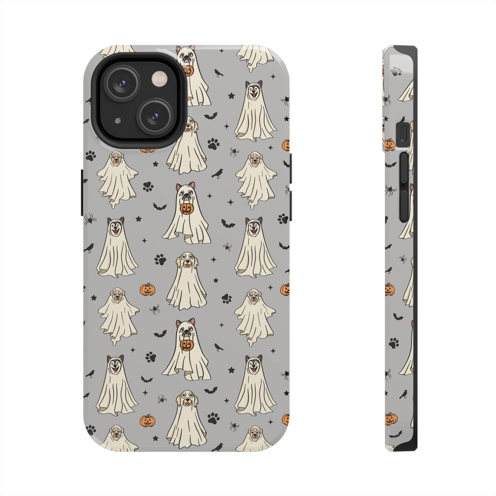 Ghost Dog Halloween Phone Case, Dog Ghost iPhone Case, Halloween iPhone ...