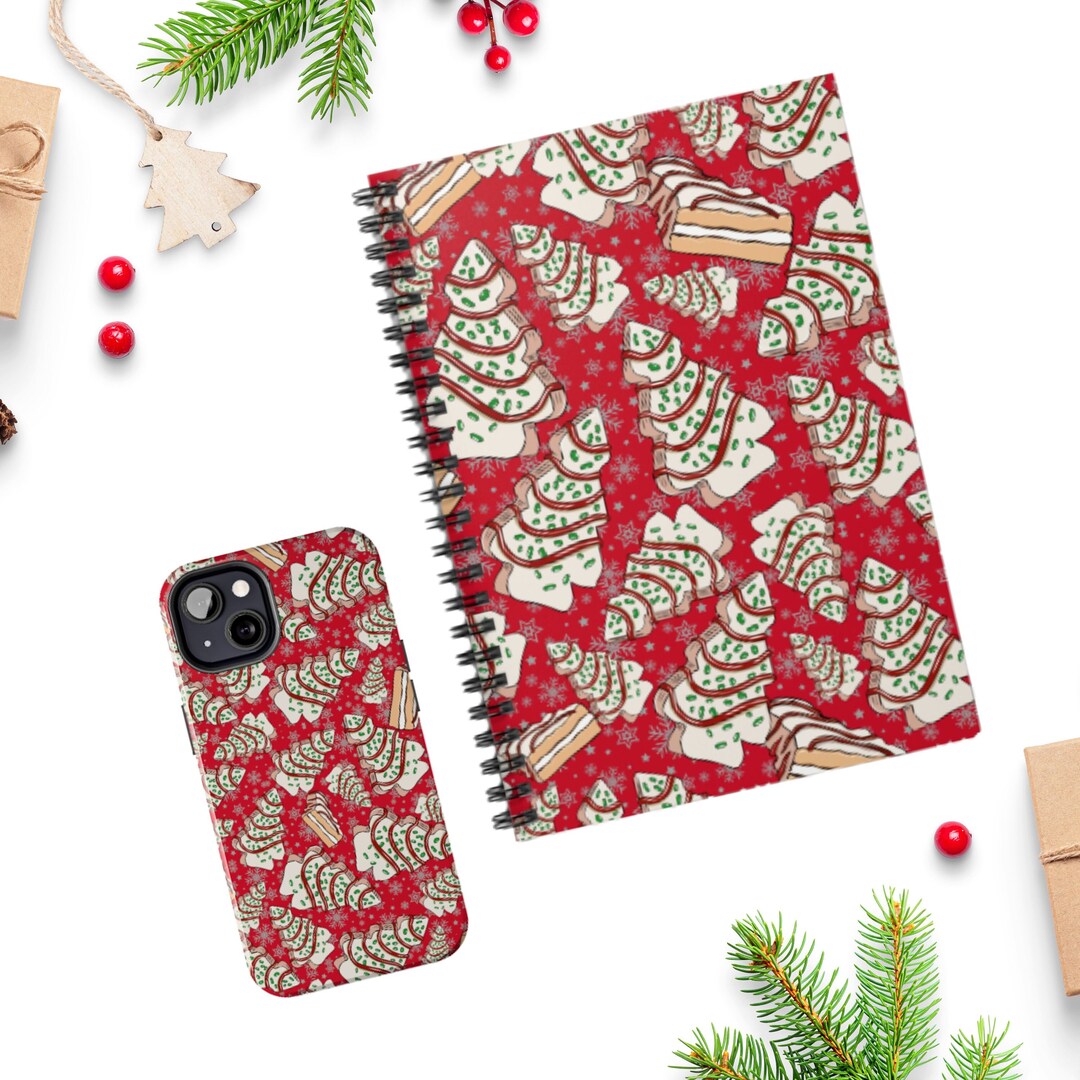 Christmas Tree Cake Gift Set Christmas Cell Phone Case - Etsy