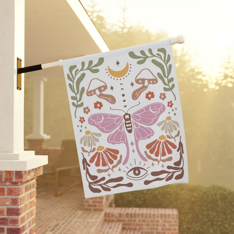 Outdoor Garden Flags Bohemian - Etsy