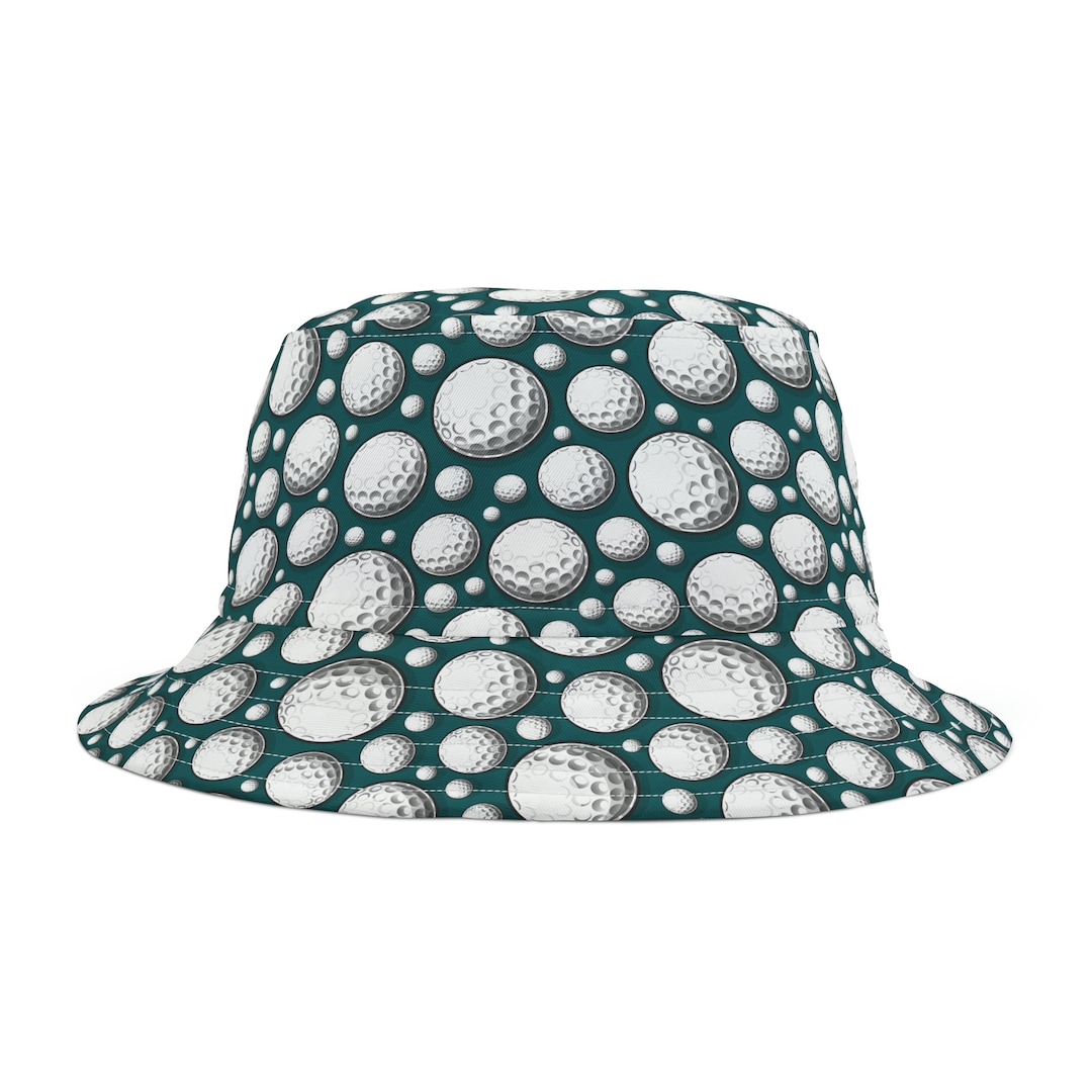 Golf Ball Bucket Hat for Men Women, Masters Golf Hat, Golf Lover Gift ...