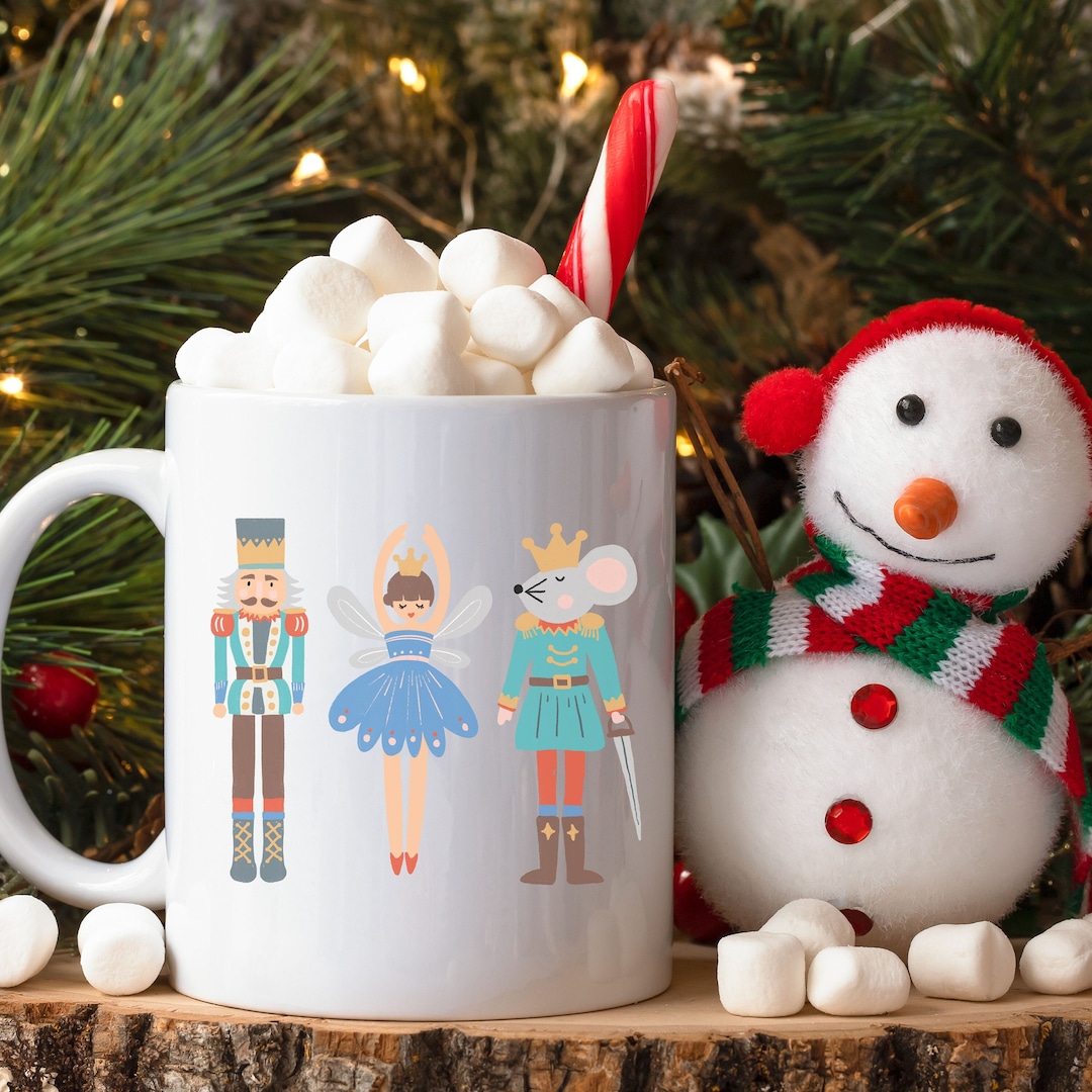 Christmas Nutcracker Mug, Nutcracker Ballet Mug, Christmas Holiday Gift Mug, Nutcracker Gift ...