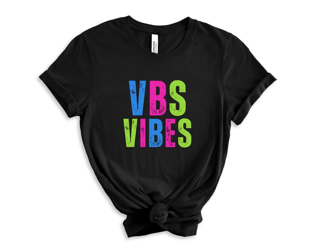 Neon VBS Vibes T Shirt, Vacation Bible School Shirt, VBS Week Tshirt ...