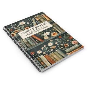 Custom Reading Journal, Book Log Review Journal, Reading Tracker ...
