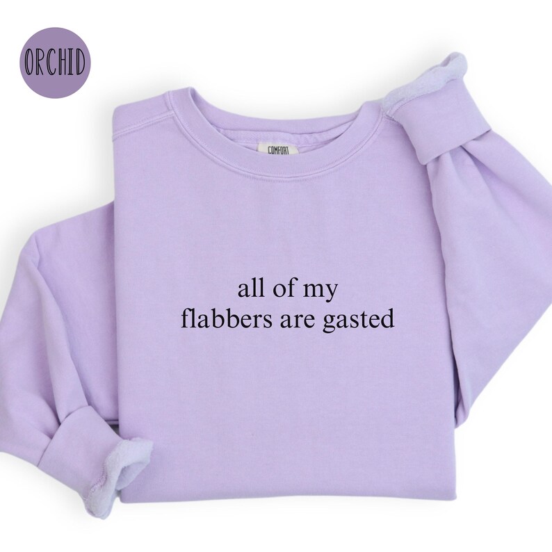 Flabber Gasted Comfort Colors® Shirt, All of My Flabbers Are Gasted ...