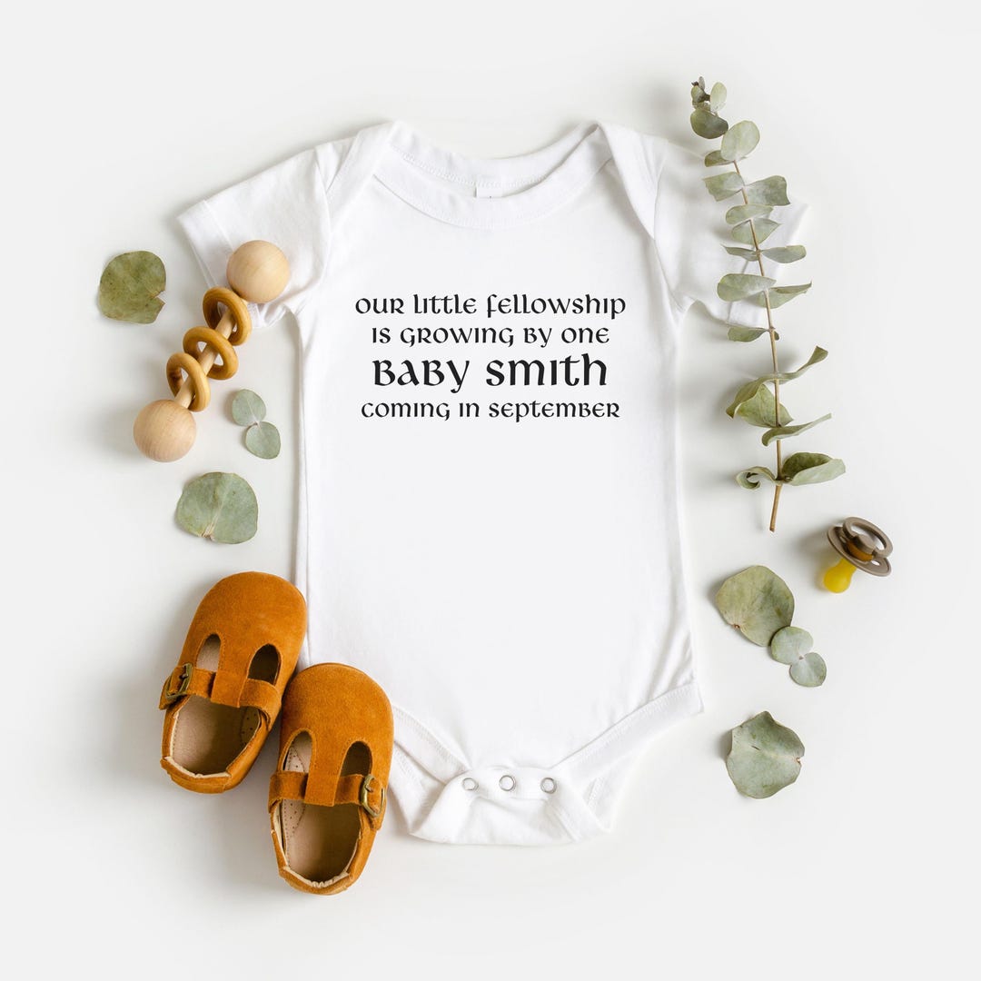 Baby Pregnancy Announcement Shirt, LOTR Baby Outfit Gift, Hobbit ...