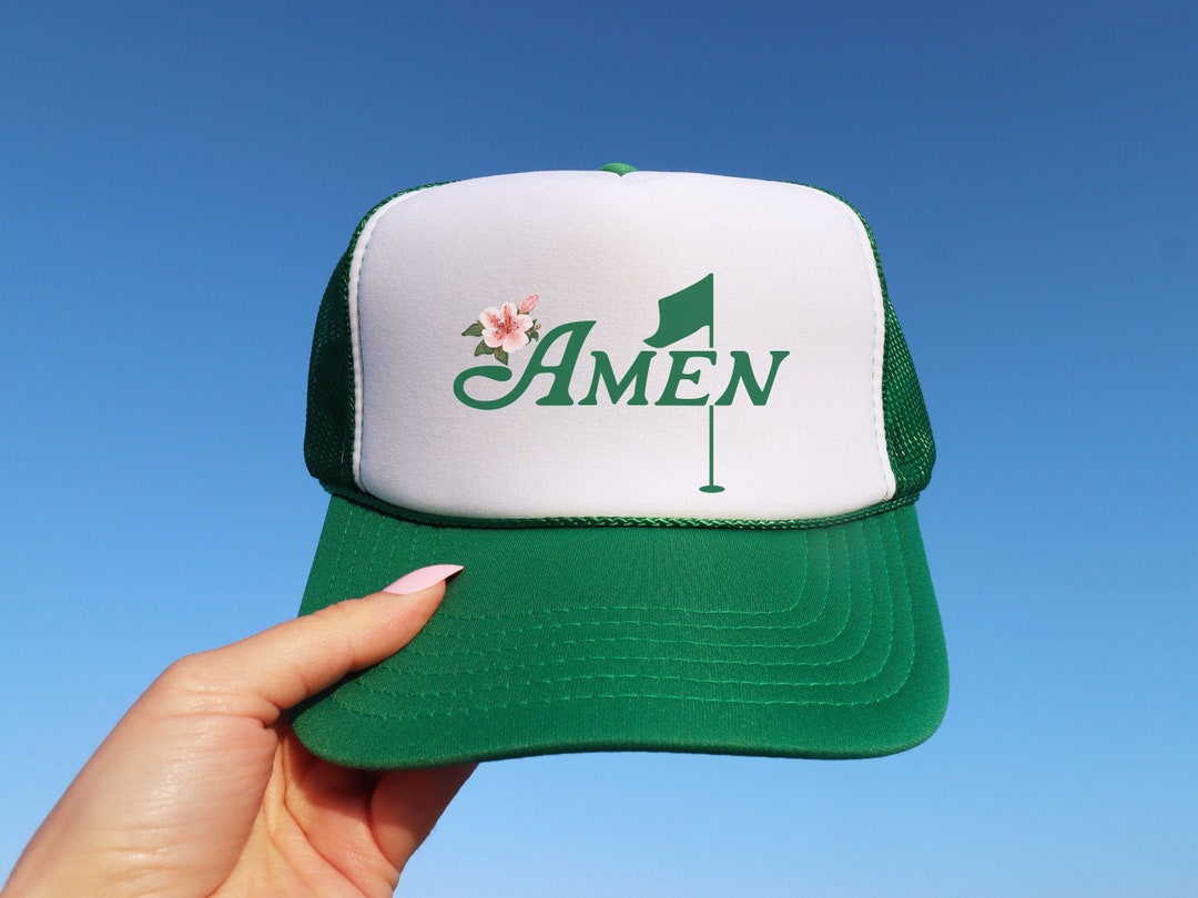 Amen Golf Trucker Hat, Golf Par Tee Trucker Cap, Golf Gift for Men ...