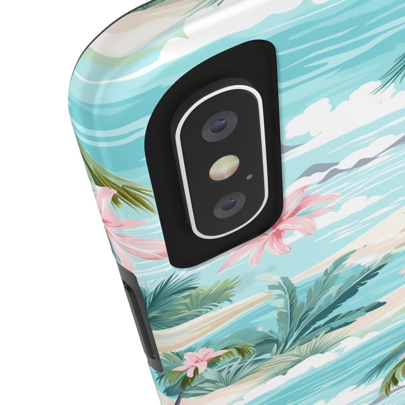Tropical Flower Phone Case, Hawaiian Hibiscus Phone Case, Palm Tree ...