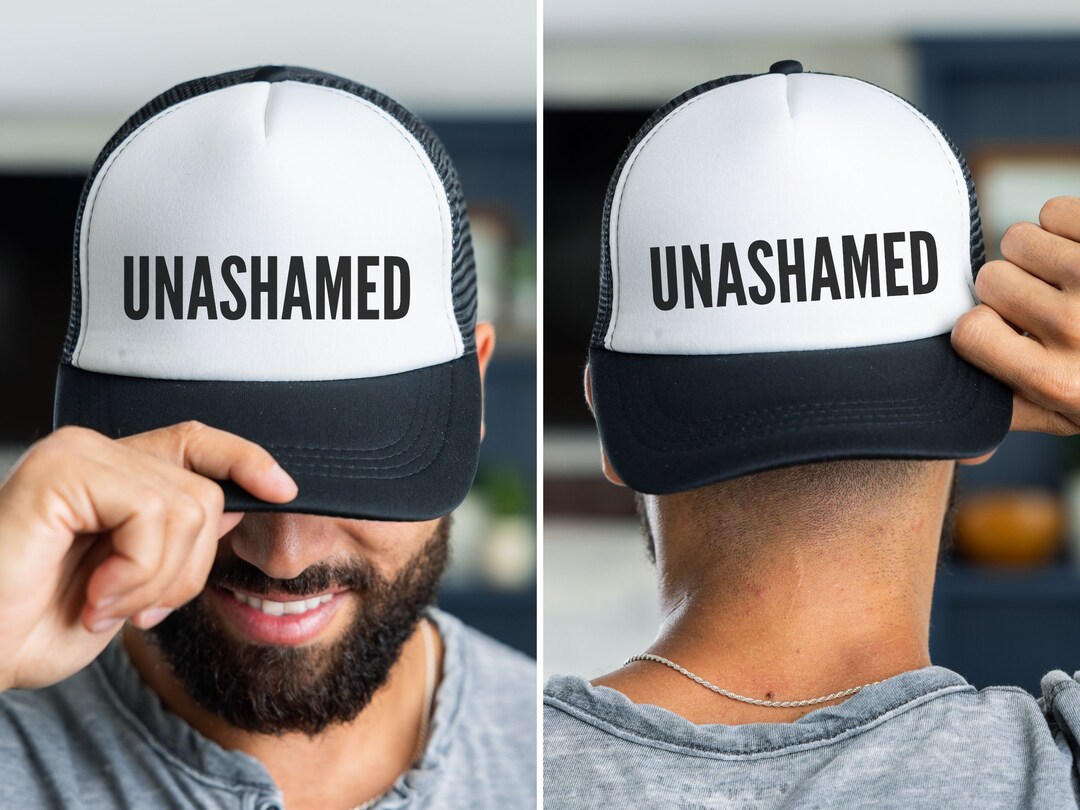 Unashamed Hat, Christian Trucker Cap, Religious Gift for Men Women ...