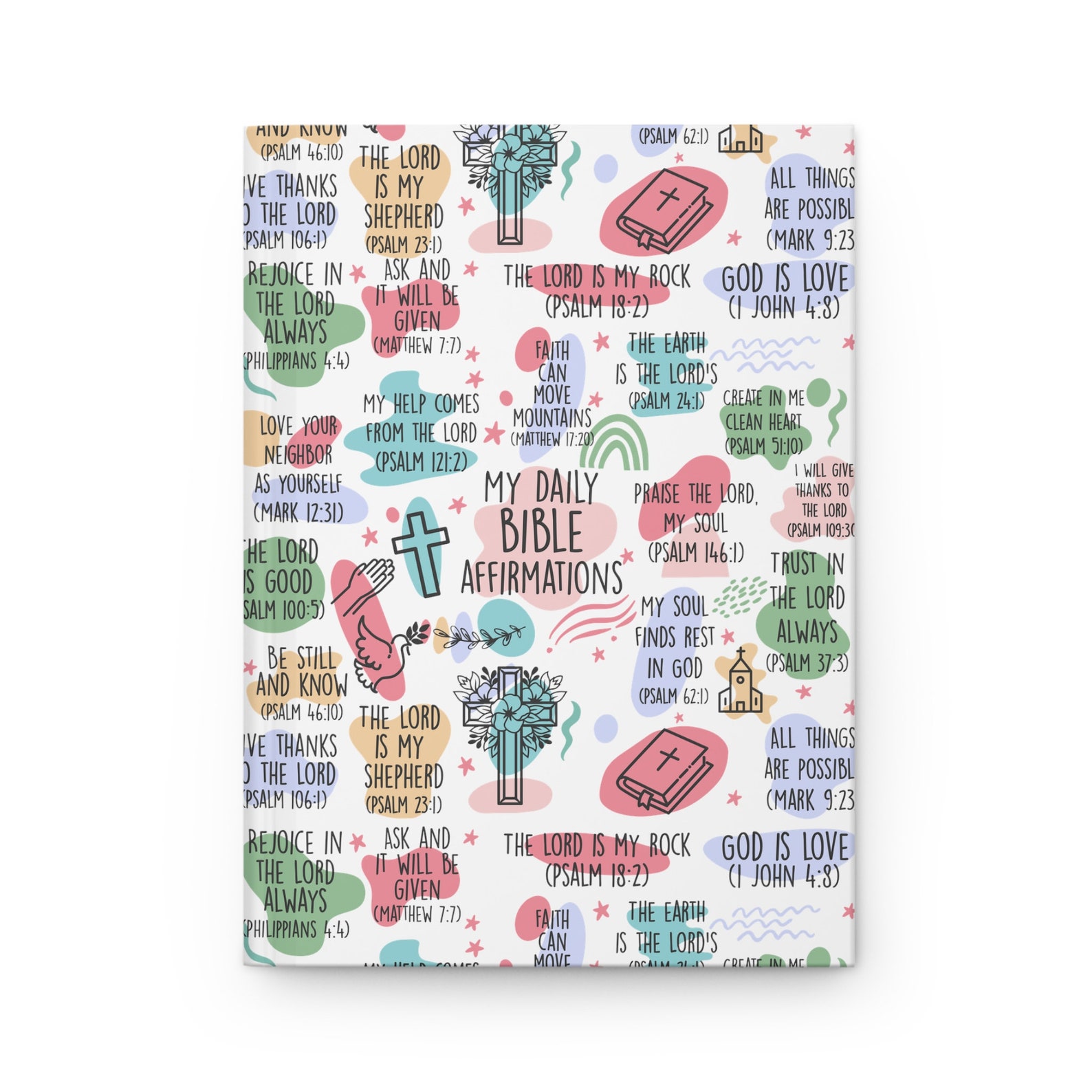 Christian Bible Affirmation Journal, Bible Verse Notebook, Prayer ...