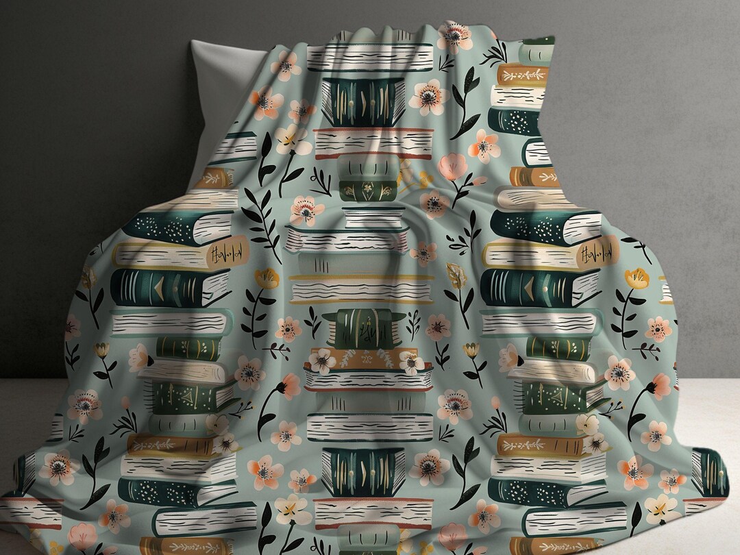 Book Blanket, Bookish Blanket Gifts for Her, Book Lover Gift for Women ...