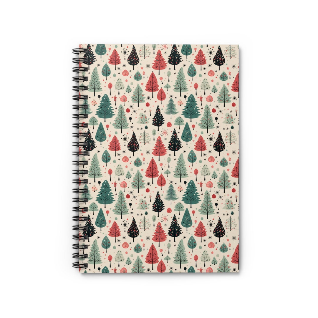 Christmas Tree Notebook, Christmas Journal Aesthetic, Christmas Wish ...