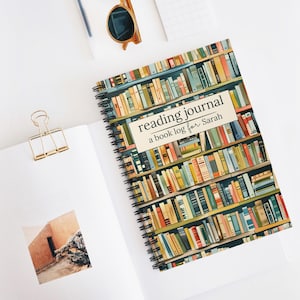 Custom Reading Journal, Book Log Review Journal, Reading Tracker ...