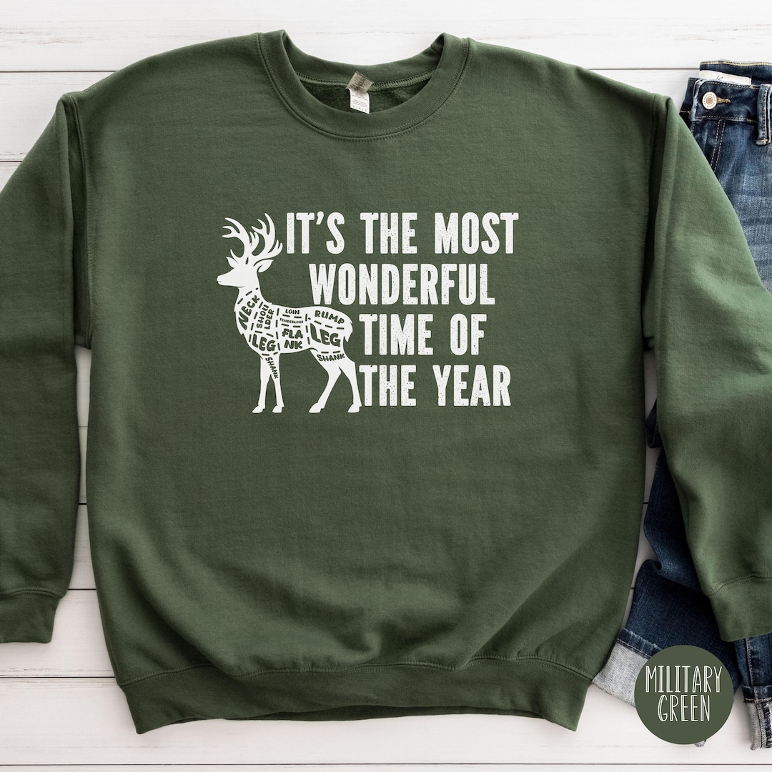 Christmas Hunting Sweatshirt, Deer Hunter Christmas Gift, Christmas ...
