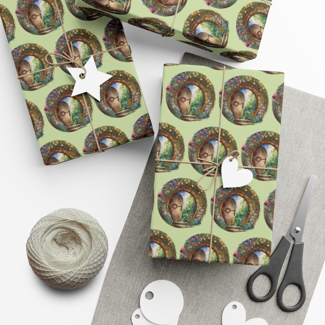 LOTR Wrapping Paper, LOTR Gift Wrap, LOTR Christmas Gift Wrapping Paper ...