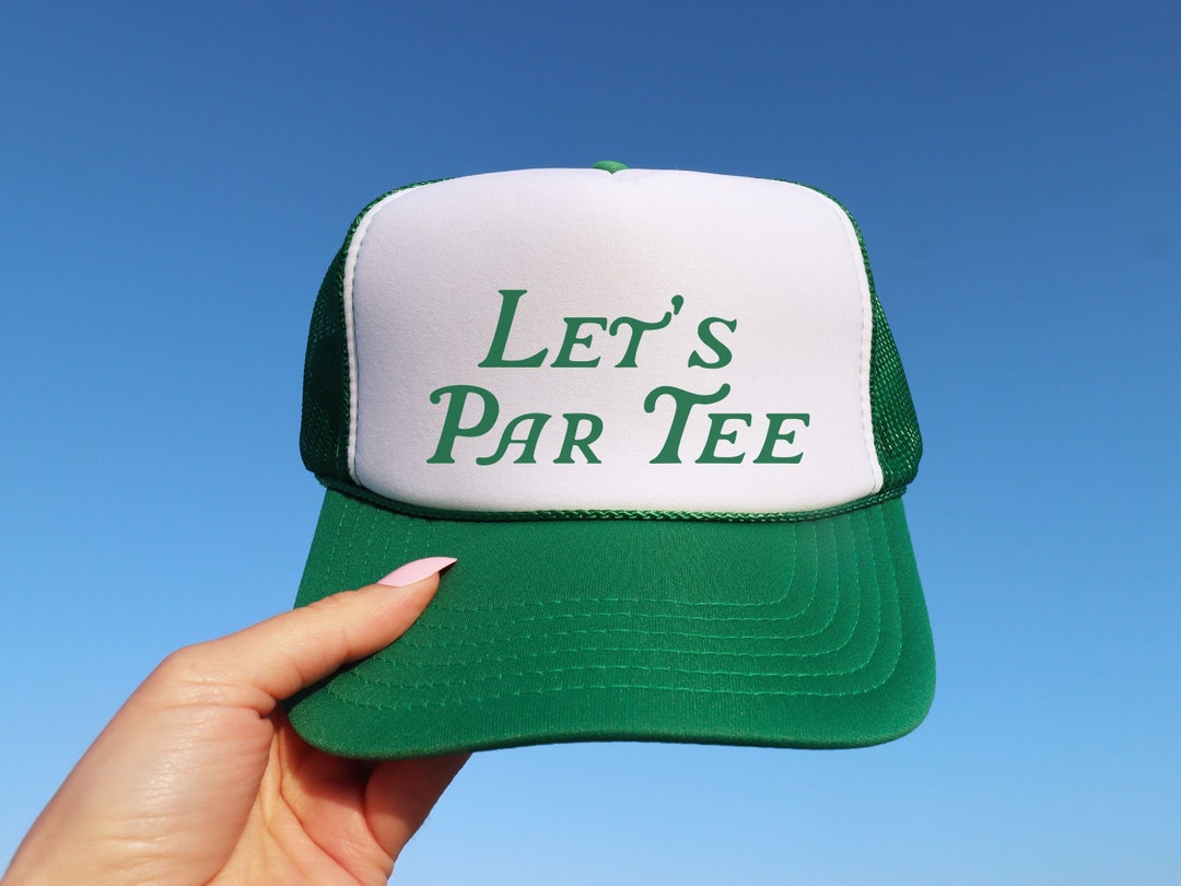 Golf Hat, Let's Par Tee Golf Hat, Golf Trucker Cap, Golf Gift Men Women ...