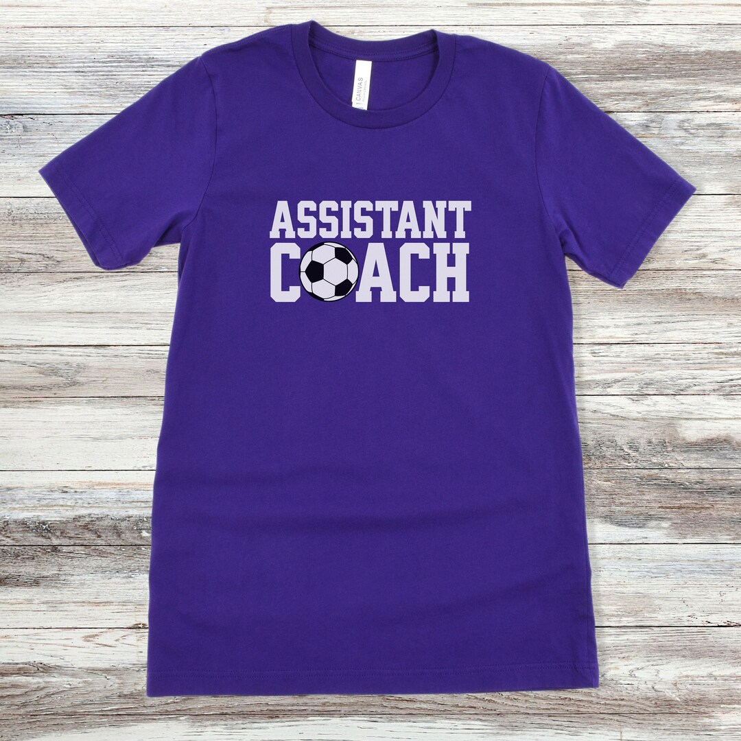 Assistant Soccer Coach Shirt, Soccer Sports Coach Tshirt, Soccer Team ...