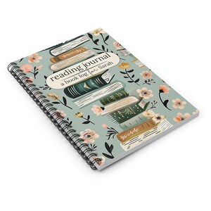 Custom Reading Journal, Book Log Review Journal, Reading Tracker ...