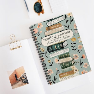 Custom Reading Journal, Book Log Review Journal, Reading Tracker ...