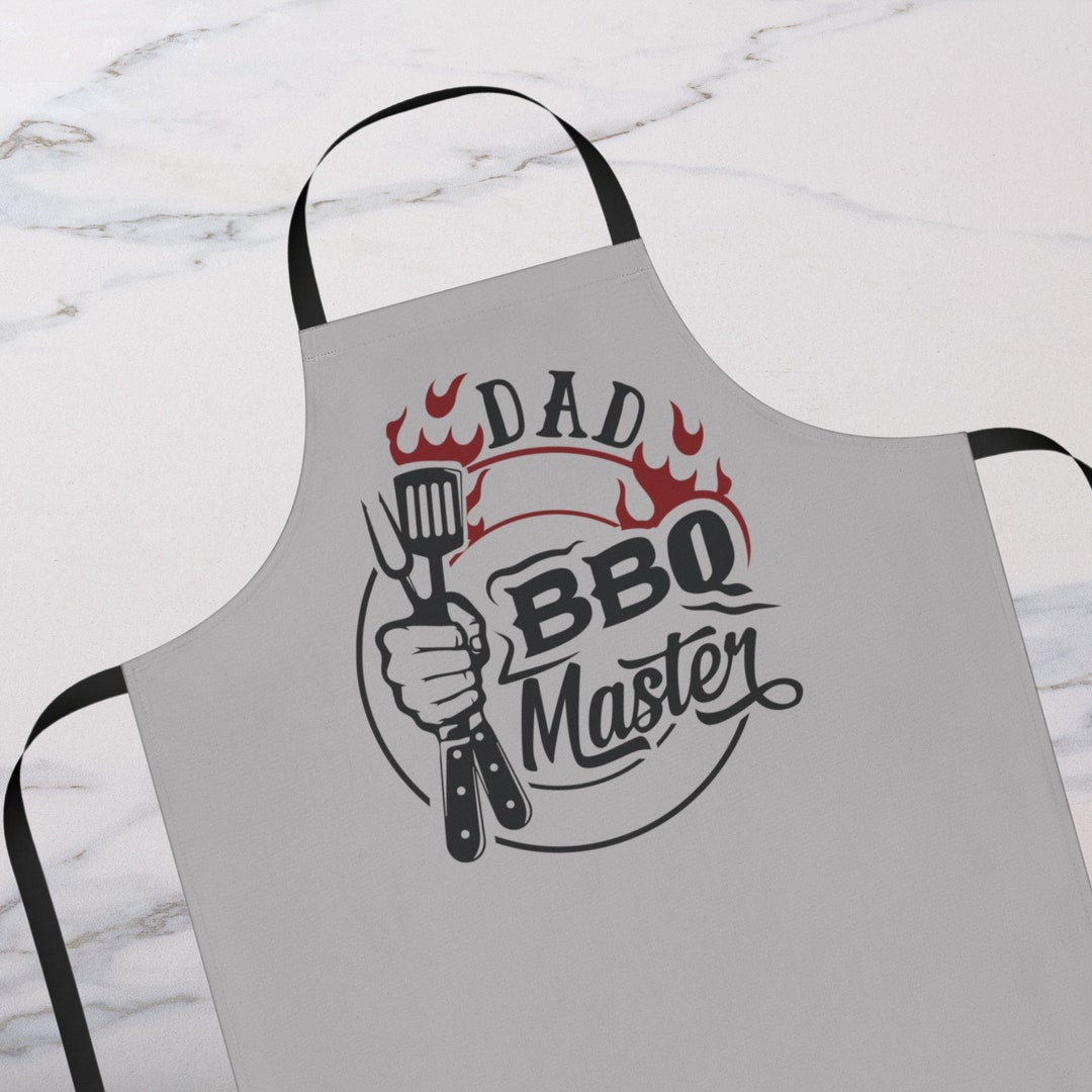 Father's Day Apron, Dad Grill Apron, BBQ Master Apron, Funny Dad Apron ...