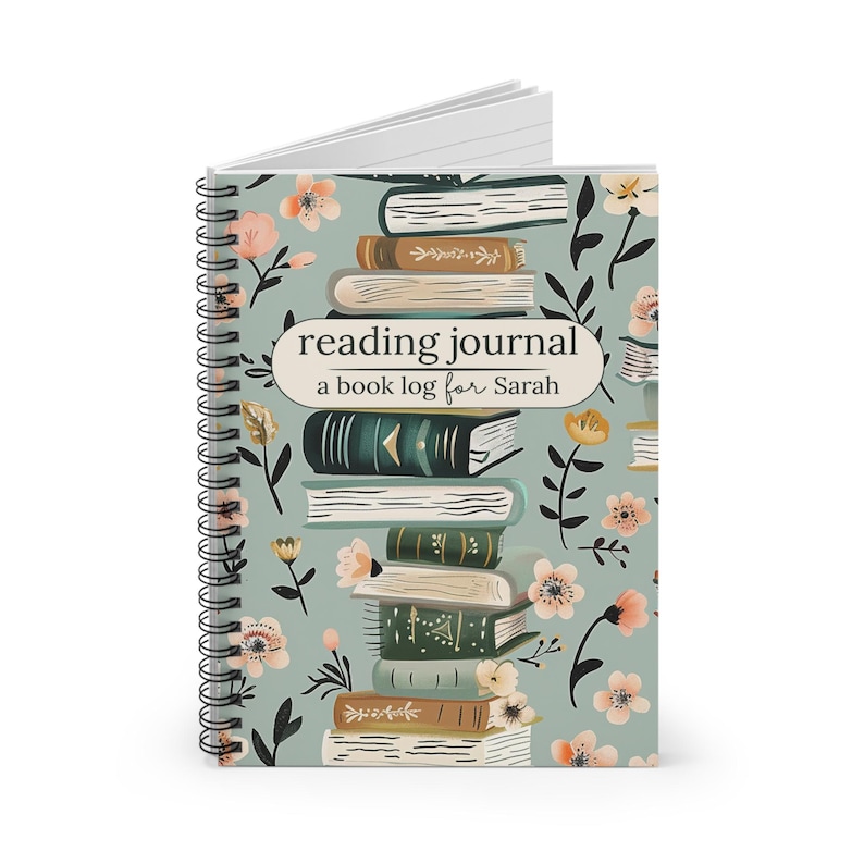 Custom Reading Journal, Book Log Review Journal, Reading Tracker ...