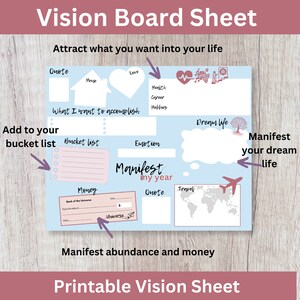Manifestation Bundle - Vision Board, Law of Attraction, Affirmation ...