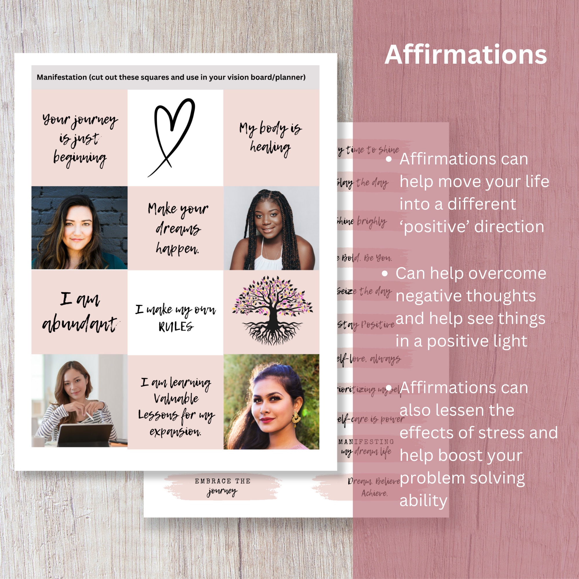 2026 Printable Vision Board Starter Kit: Inspirational Quotes & Images ...