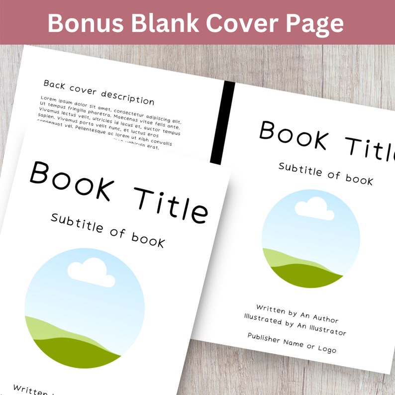 Picture Book Template - KDP Canva Template, Picture Book Design ...