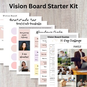 2026 Printable Vision Board Starter Kit: Inspirational Quotes & Images ...