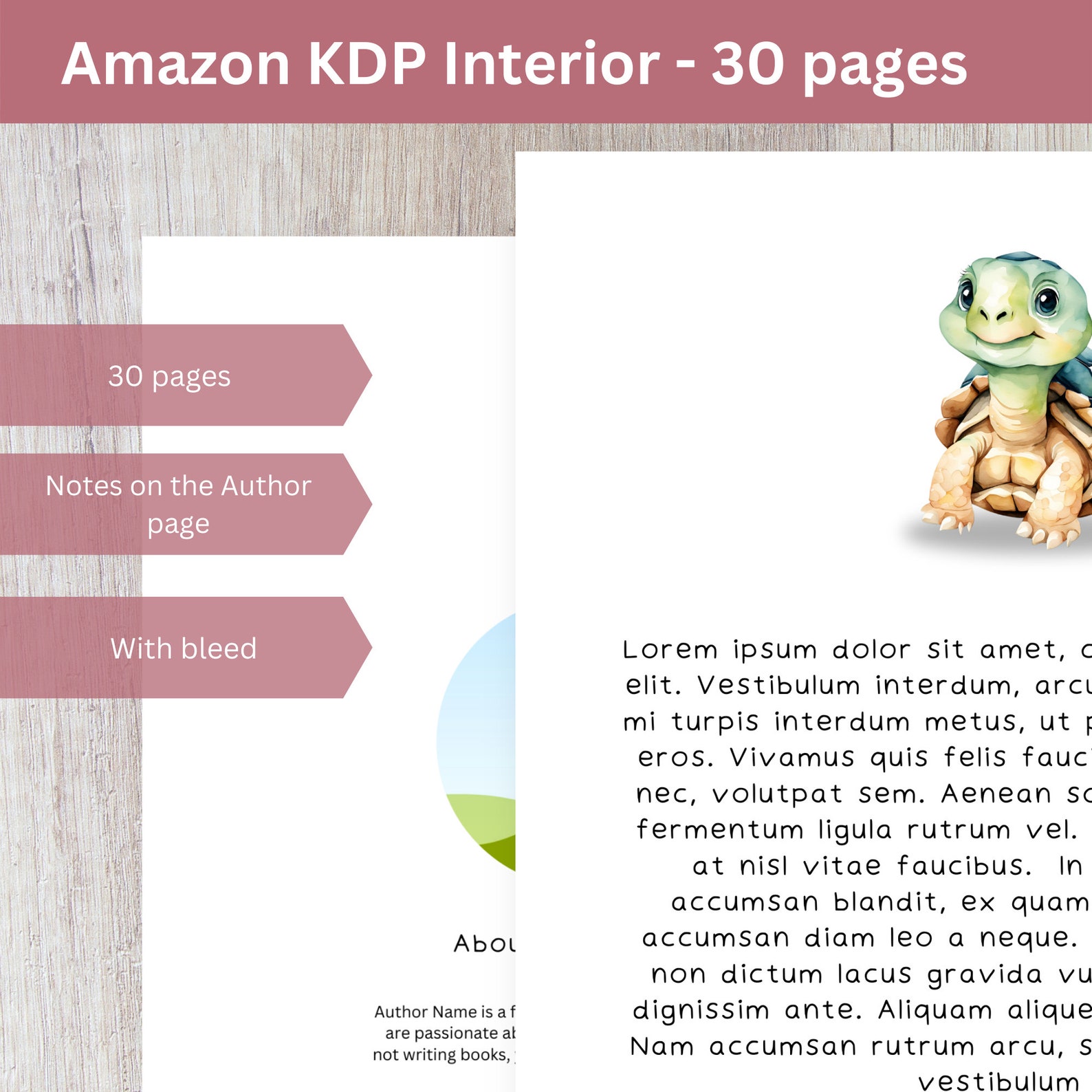 Picture Book Template - KDP Canva Template, Picture Book Design ...
