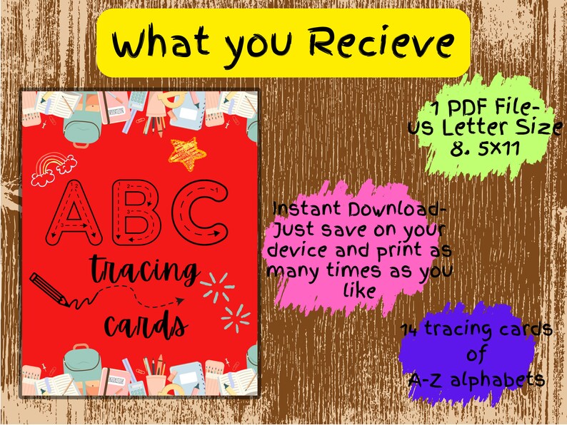 Alphabet Learning Tracing Book, Children's Busy Book, Activity Book, A ...