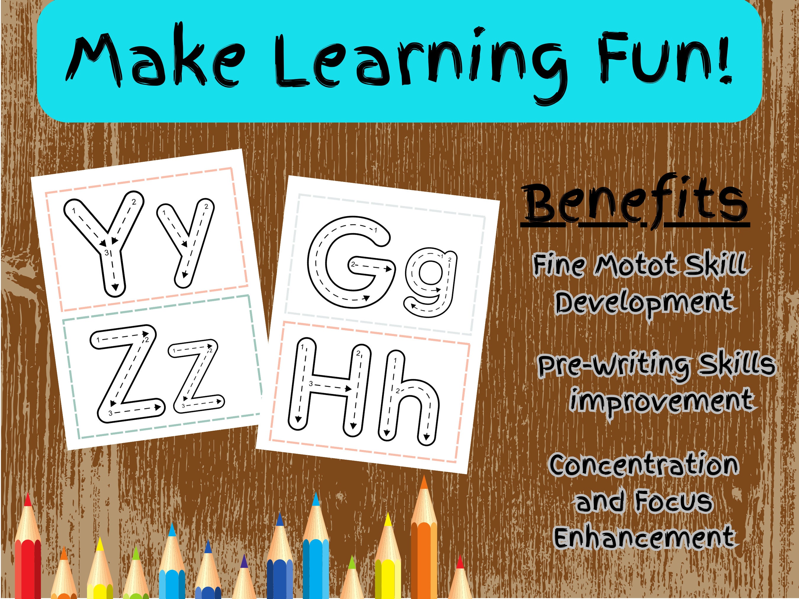 Alphabet Learning Tracing Book, Children's Busy Book, Activity Book, A ...