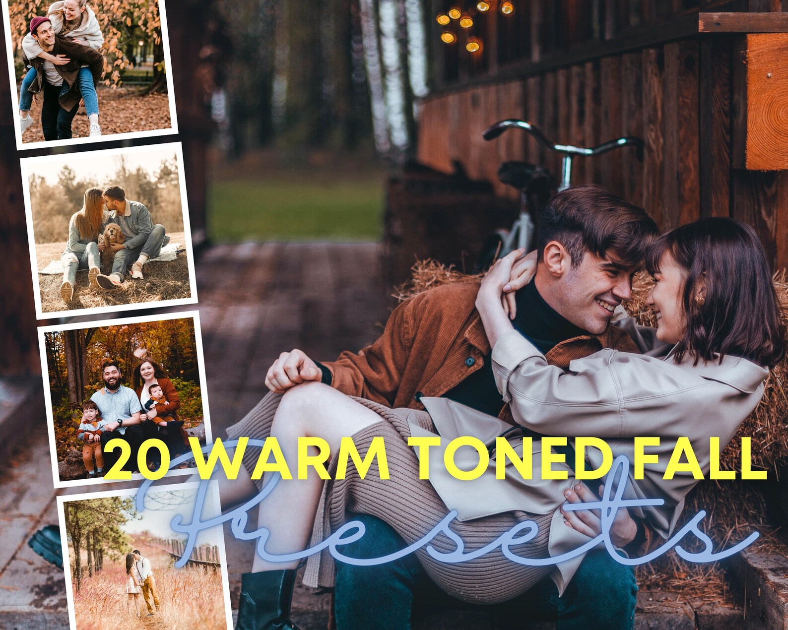 20 Warm Toned Fall Presets , Autumn Presets , Lightroom Presets ...