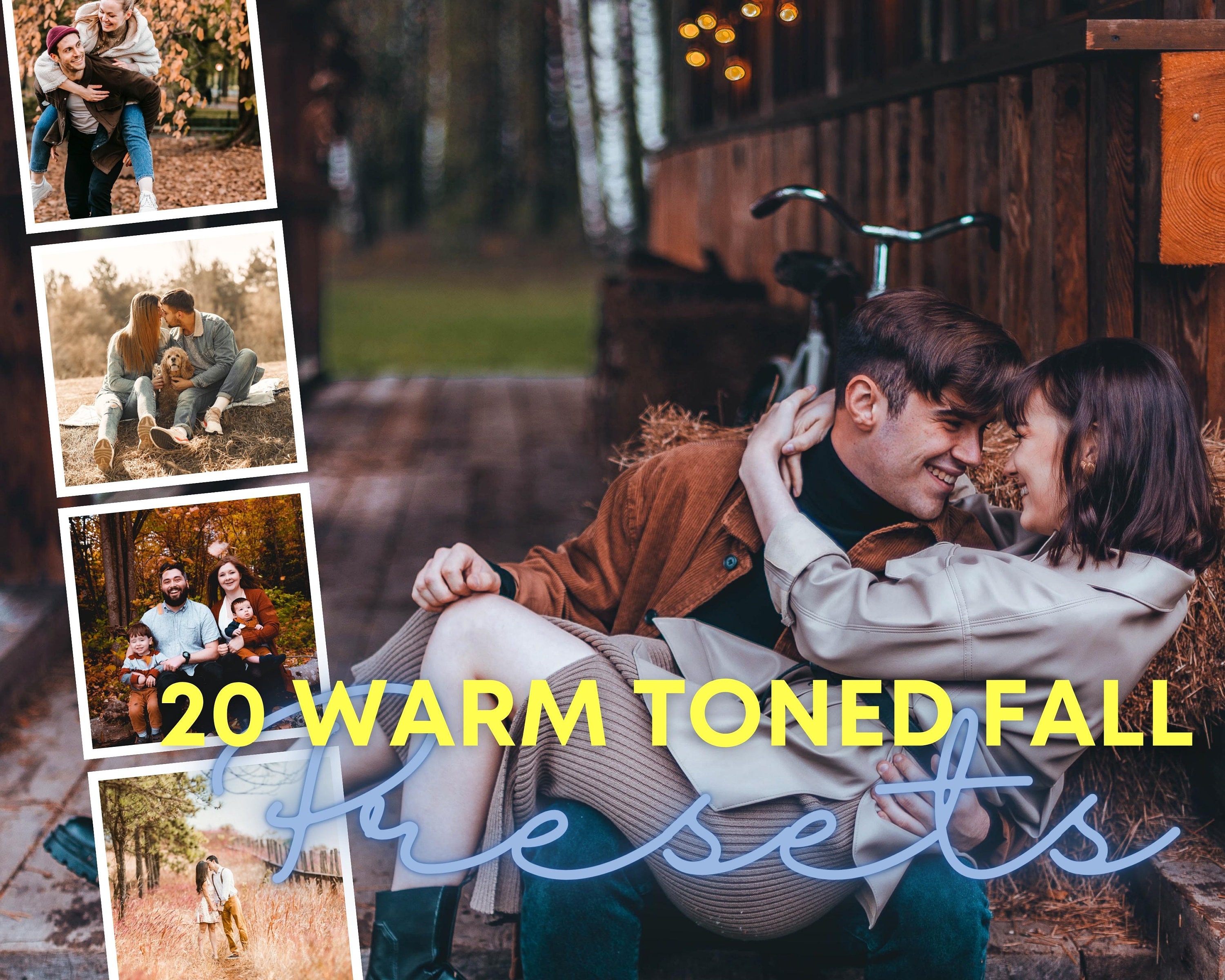 20 Warm Toned Fall Presets , Autumn Presets , Lightroom Presets ...