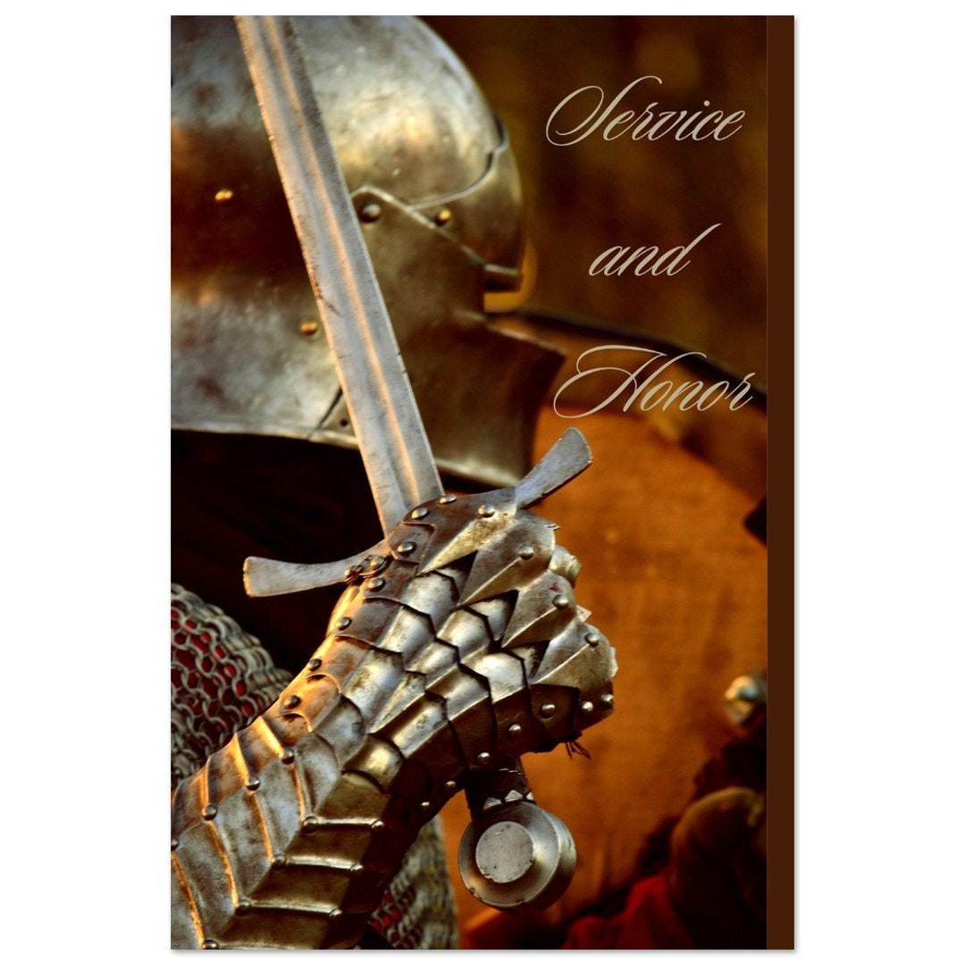 Service and Honor Knight - Etsy