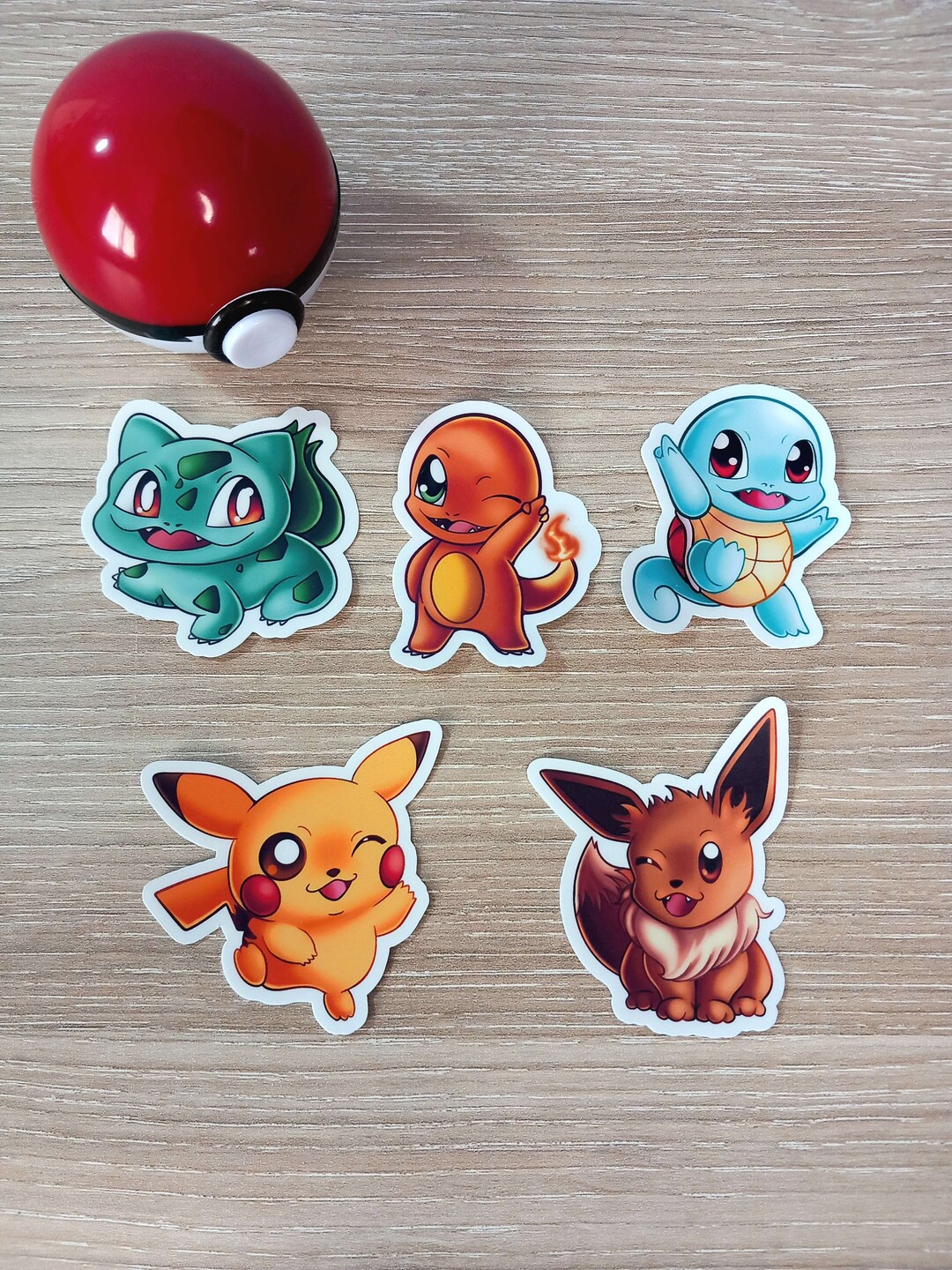 Pokémon 1st Generation Starter Sticker - Etsy
