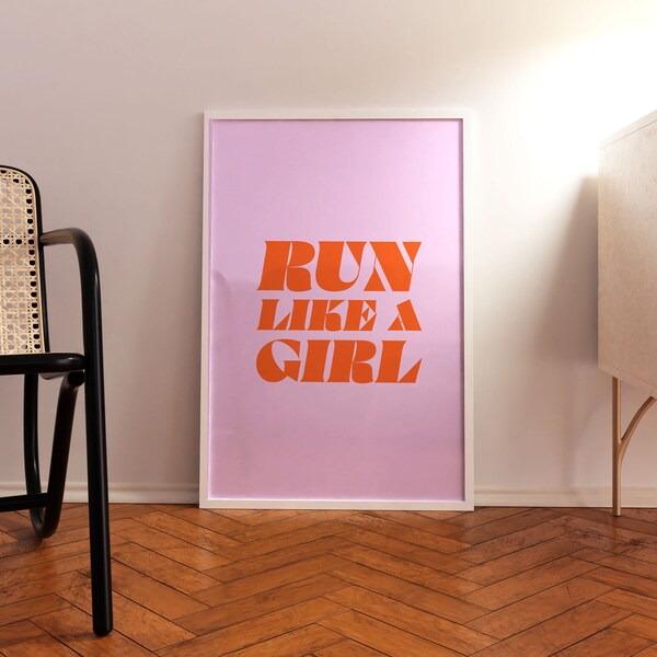 Run Like a Girl - Etsy