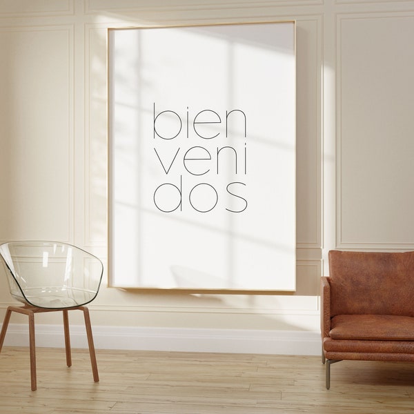 Bienvenidos Wall Art Printable - Etsy