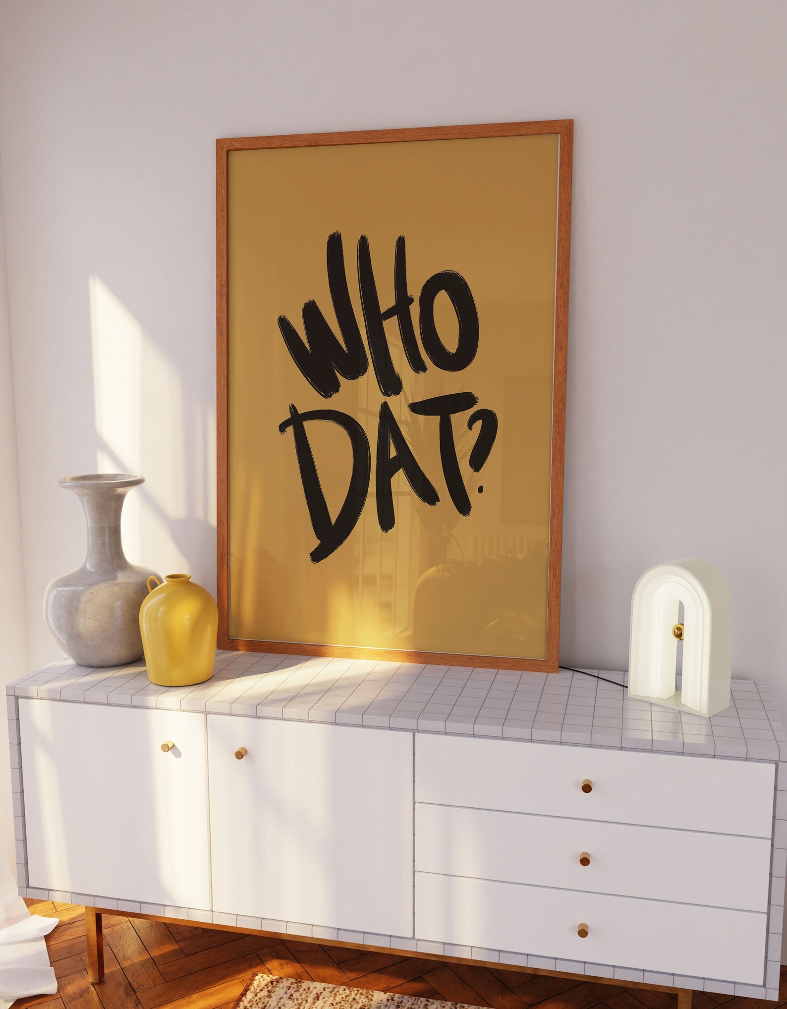 Gold & Black, Who Dat, NOLA, Saints, Poster, New Orleans, Louisiana ...