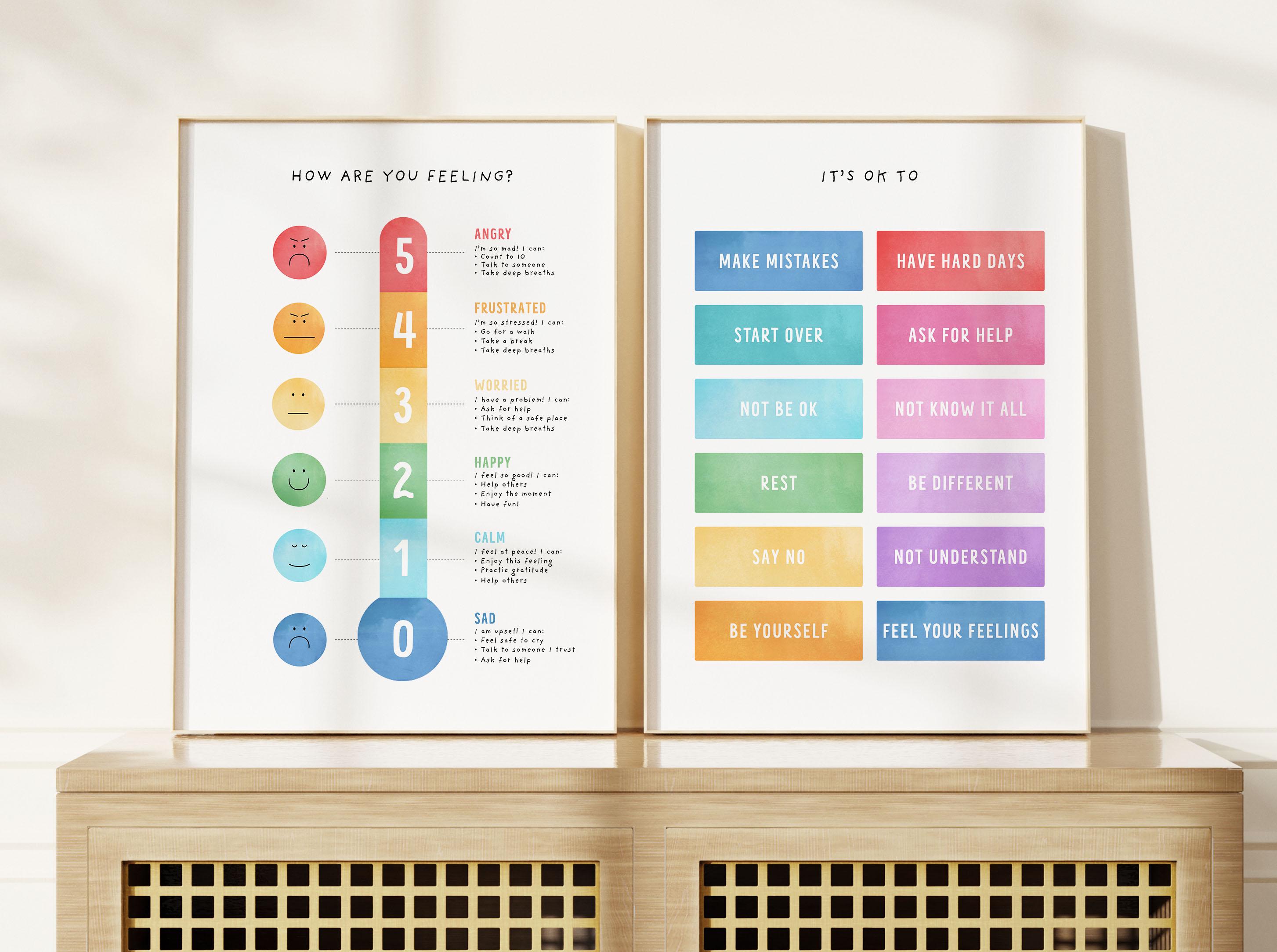Mix & Match Calming Corner Posters, Class Decor, Classroom Posters ...